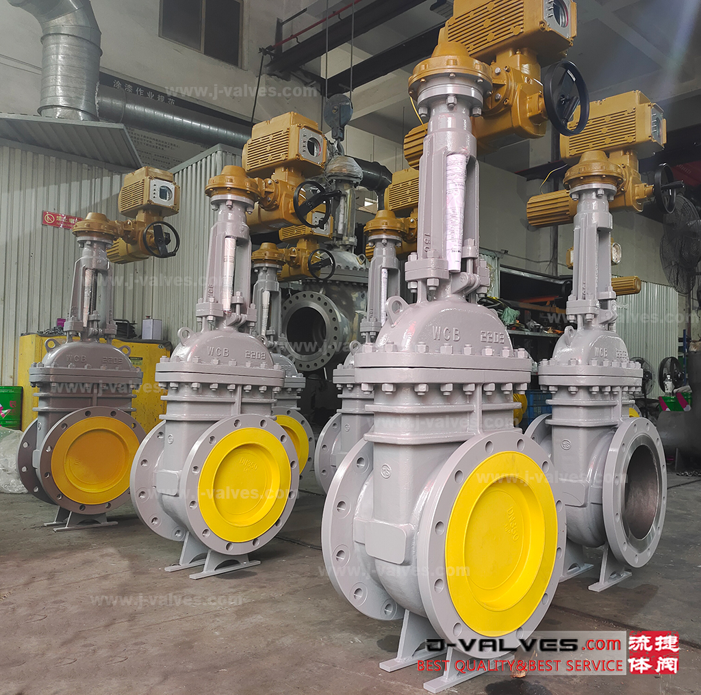 API600 24 Inch 300lb Carbon Steel Flanged Gate Valve Gear Operated ...