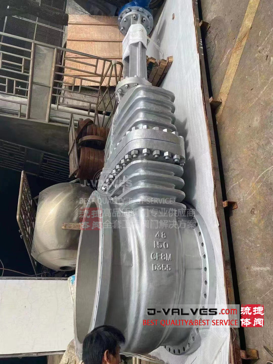 48inch 150lb Stainless Steel CF8M Flange gate valve - Industrial valves